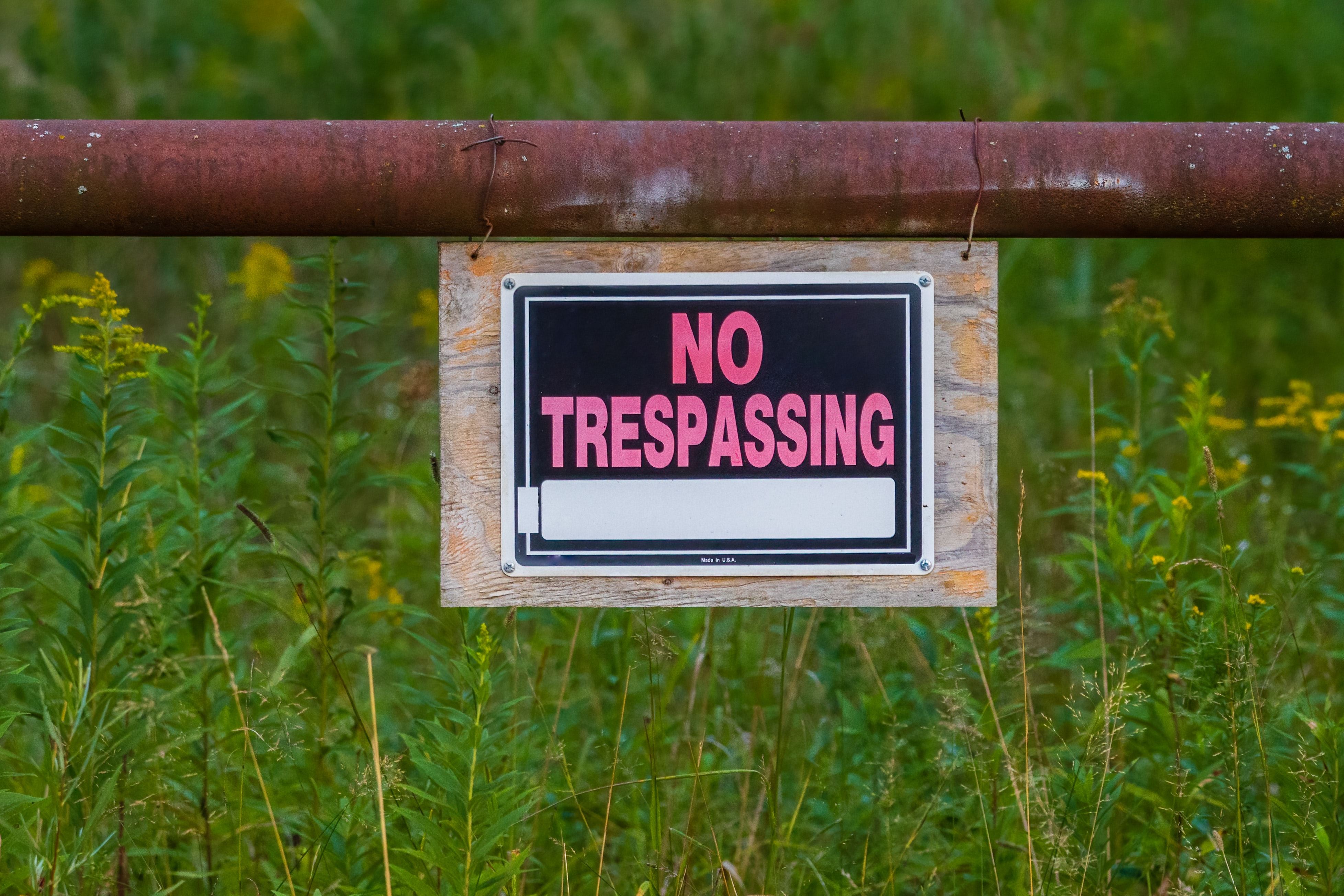 Notice of Trespass